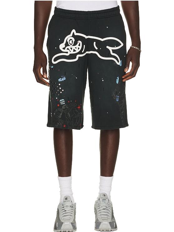ICECREAM Icecream Graphic Print Terry Shorts